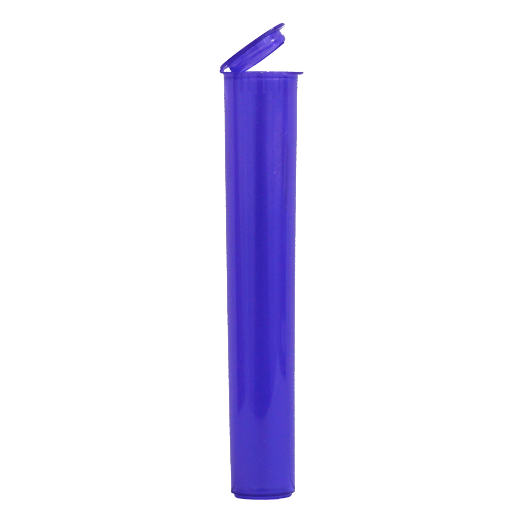 116mm Child Resistant Pre-Roll Tubes Translucent Blue - 600 Units ...